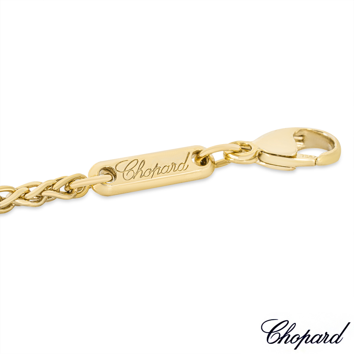 Chopard Yellow Gold 2mm Wheat Chain | Rich Diamonds